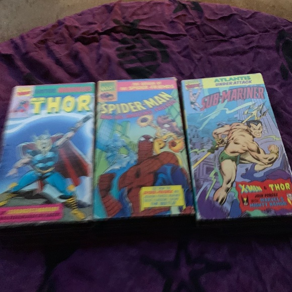Marvel | Media | Marvel Comics Video Library Vhs | Poshmark